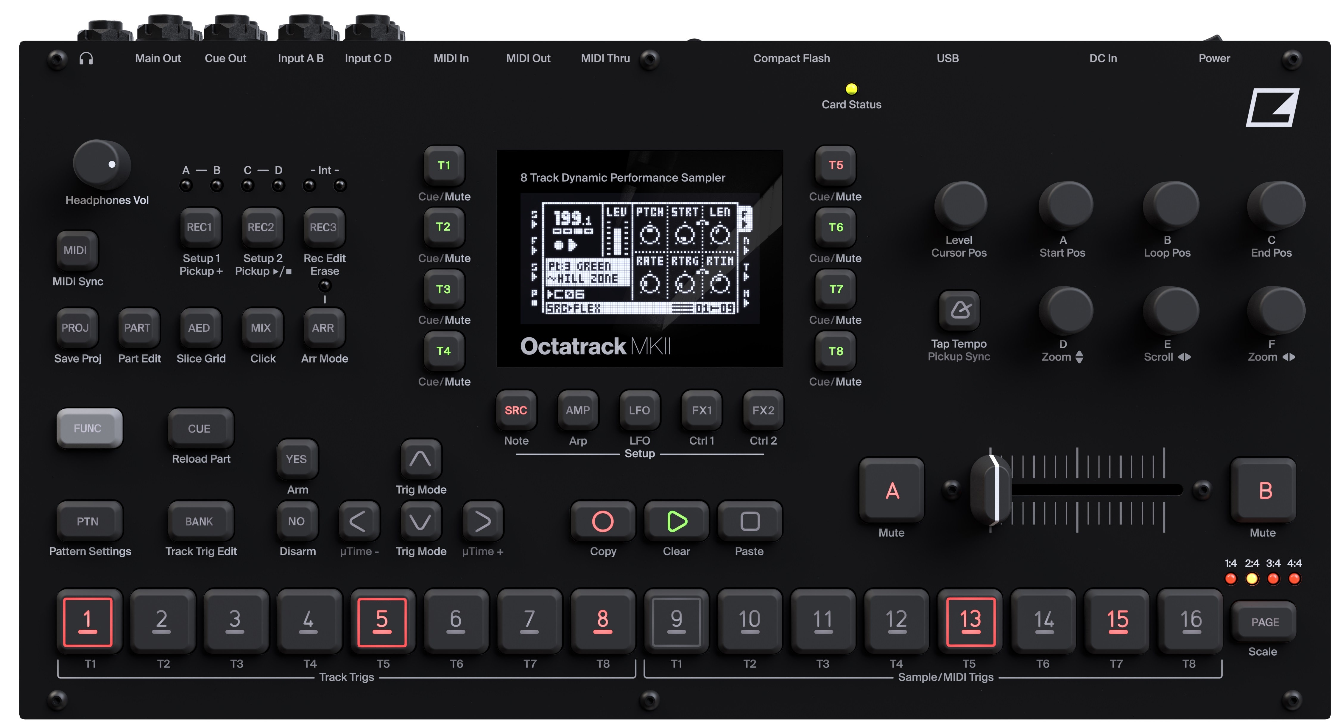 ELEKTRON OCTATRACK MKII BLACK